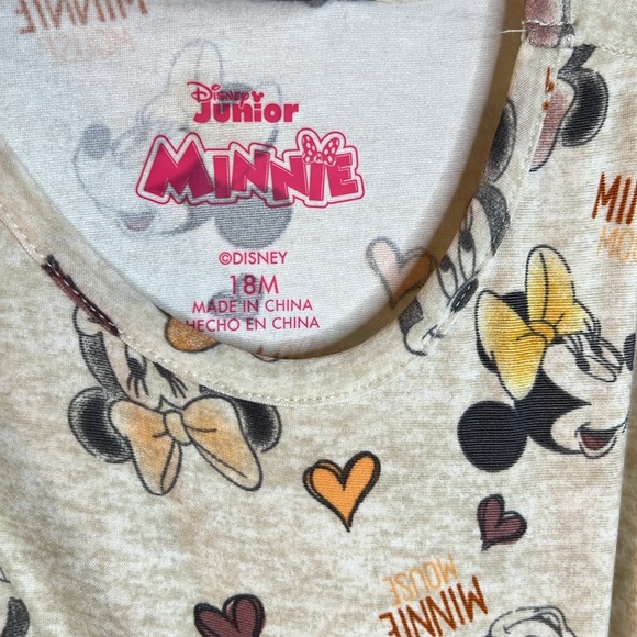 Disney | Matching Sets | Disneys Minnie Mouse 8 Month 2 Pc Set | Poshmark